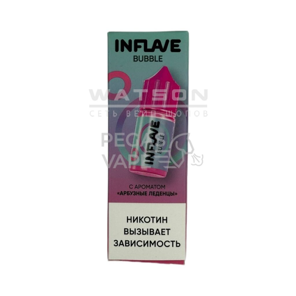 Жидкость INFLAVE BUBBLE- Арбузные леденцы купить оптом в Москве